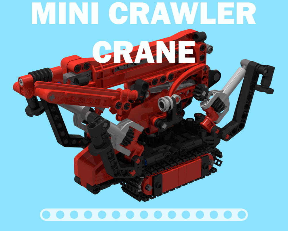 LEGO MOC Mini crawler crane by sthrom | Rebrickable - Build with LEGO