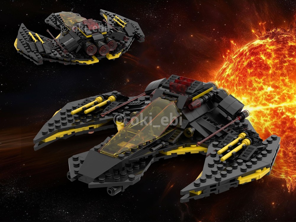 LEGO MOC Scouter Hawk V2 in Blacktron Design by oki_ebi | Rebrickable ...