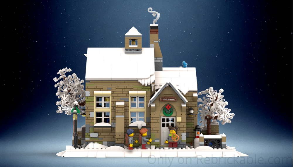 LEGO MOC SNOWDON ELEMENTARY - The (British) winter village school by ...