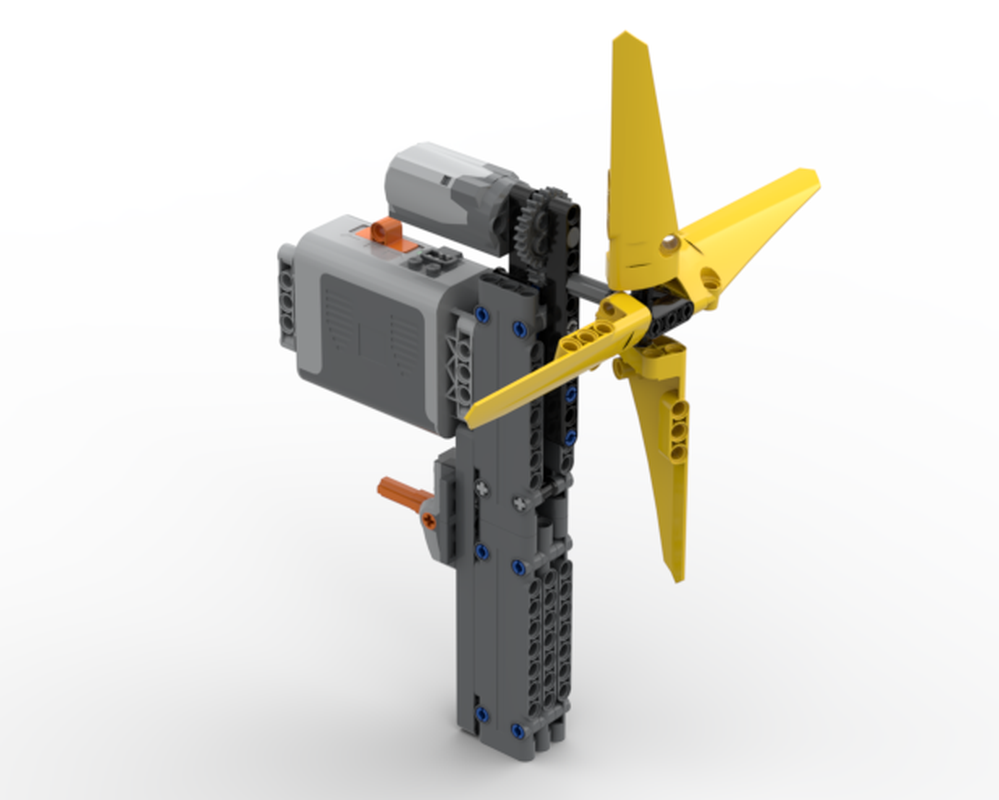 LEGO MOC Working Hand Fan by JojoTheBuilder | Rebrickable - Build with LEGO