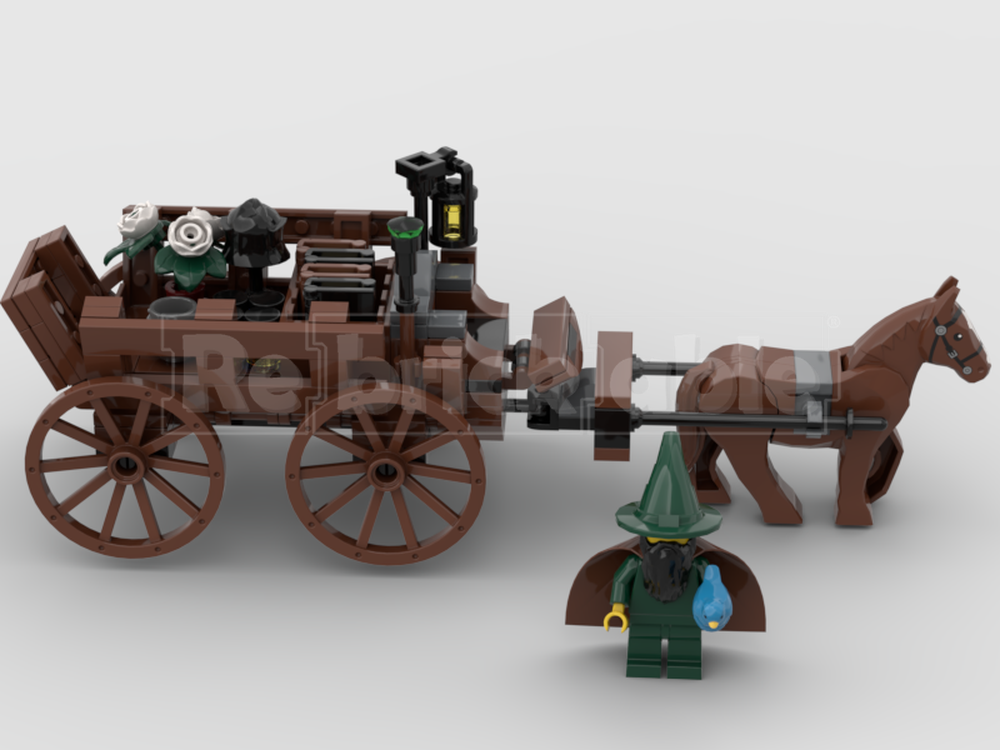 LEGO MOC Wandering Wizard Cart by Medieval_bricks9424 | Rebrickable ...
