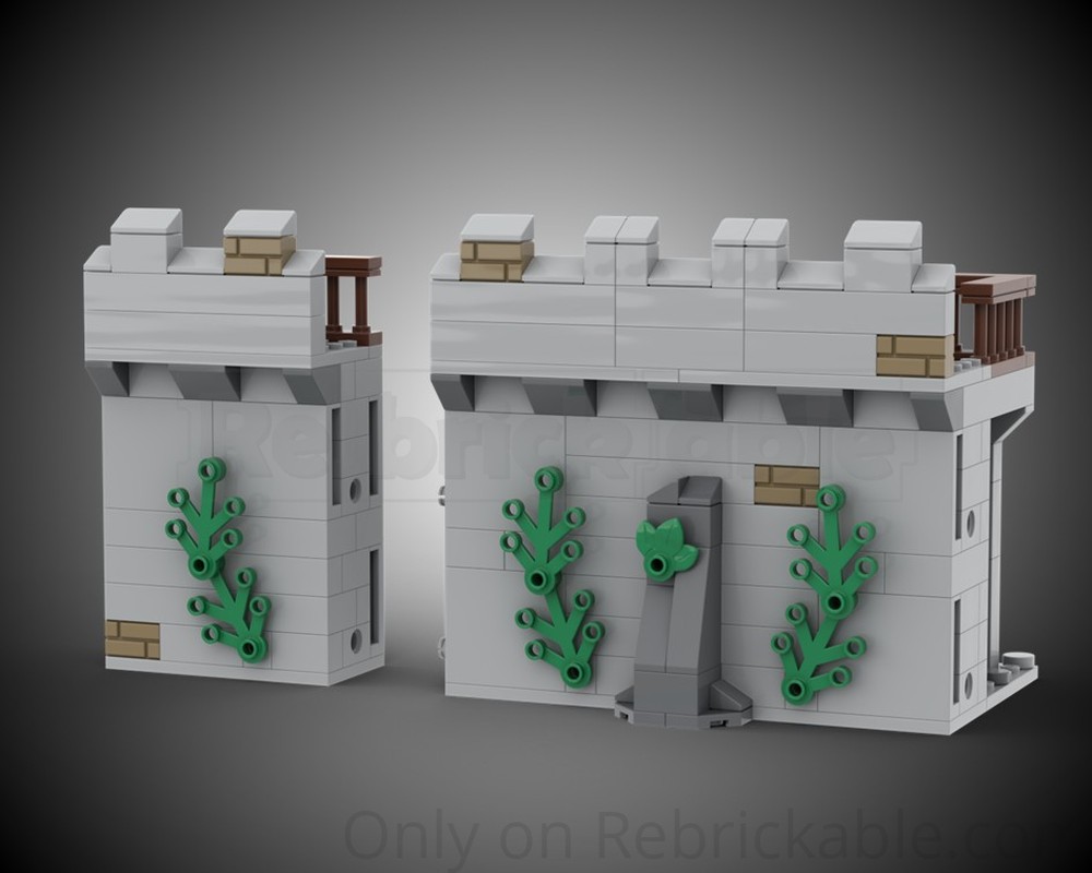 LEGO MOC-207332 Modular Castle Wall Basic Set by bri_CK_One ...
