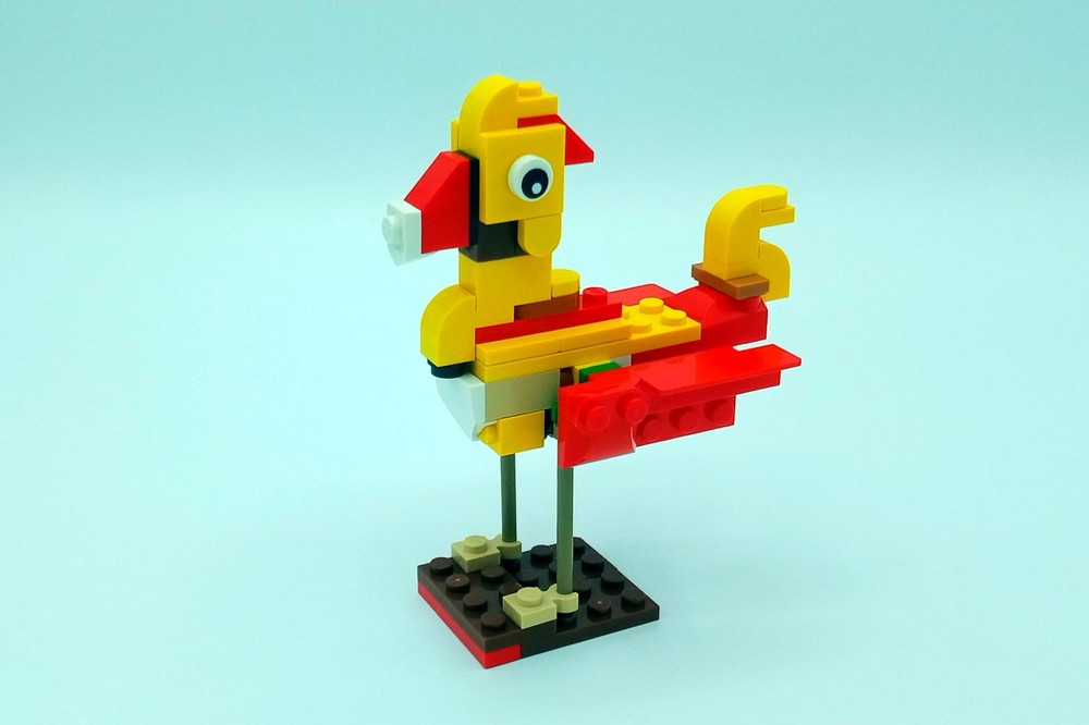 LEGO MOC 30670 Chicken by Nequmodiva | Rebrickable - Build with LEGO