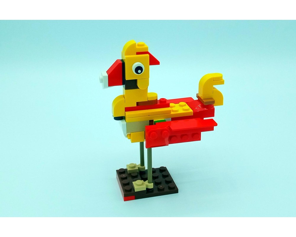 LEGO MOC 30670 Chicken by Nequmodiva | Rebrickable - Build with LEGO