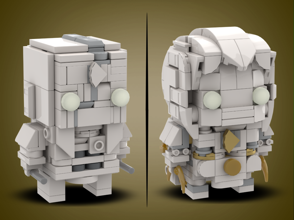 LEGO MOC Moon Knight & Mr. Knight Brickheadz by Ant0noo | Rebrickable ...