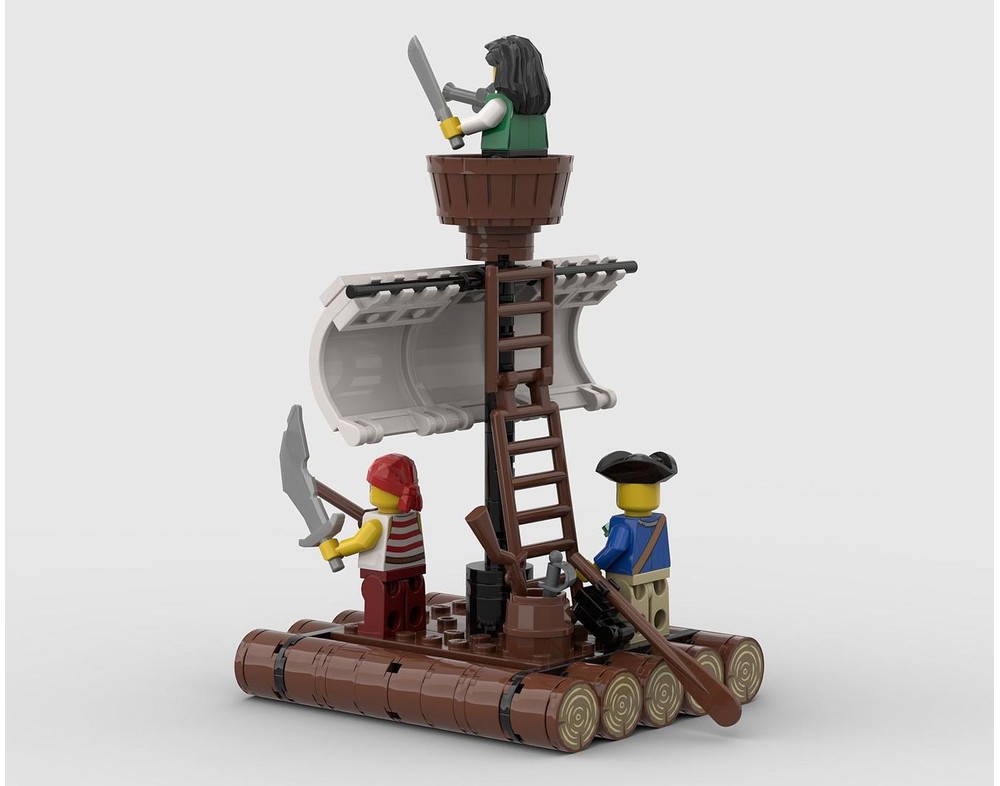 LEGO MOC Castaway's Raft by Lacike82 | Rebrickable - Build with LEGO