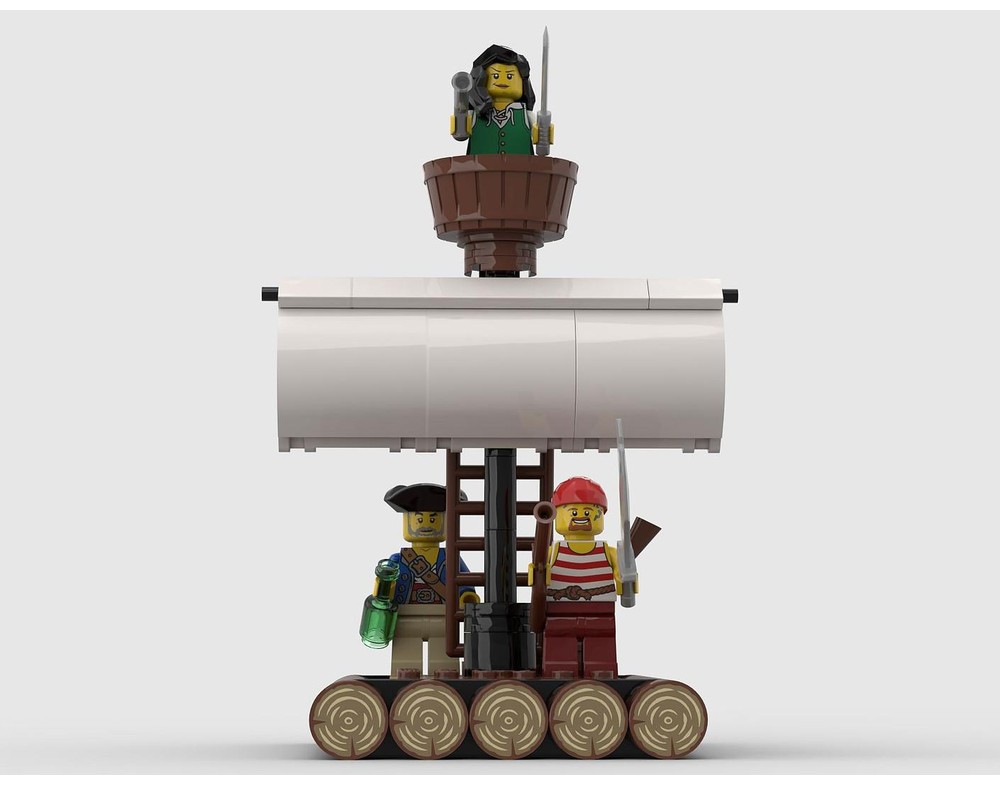 LEGO MOC Castaway's Raft by Lacike82 | Rebrickable - Build with LEGO