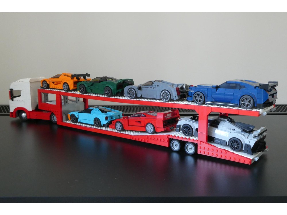 LEGO MOC RC Car Transporter by Leo1 | Rebrickable - Build with LEGO