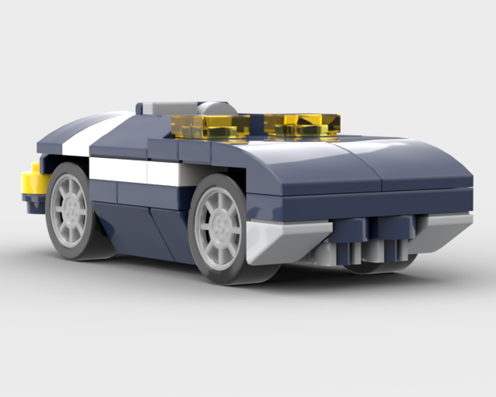 LEGO MOC Corvette Stingray GMTM Hot Wheels by DLQuin | Rebrickable - Build with LEGO