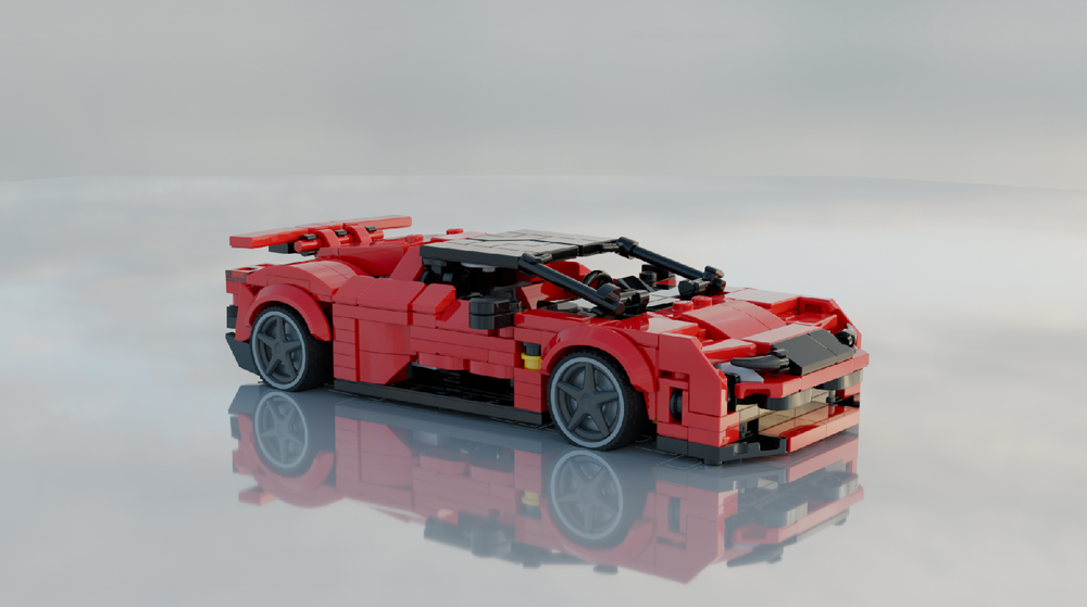 LEGO MOC Inspired by F80 by Thecarmoccer | Rebrickable - Build with LEGO