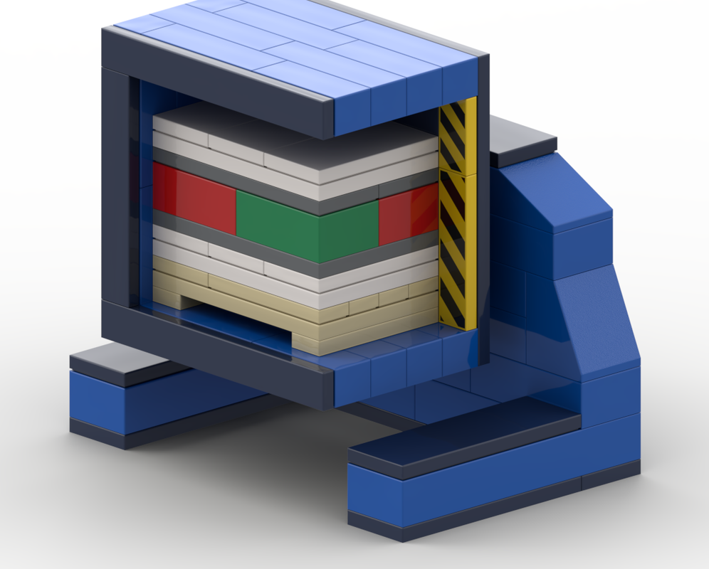 LEGO MOC Pallet Inverter / Pile Turner by NYYLE | Rebrickable - Build ...