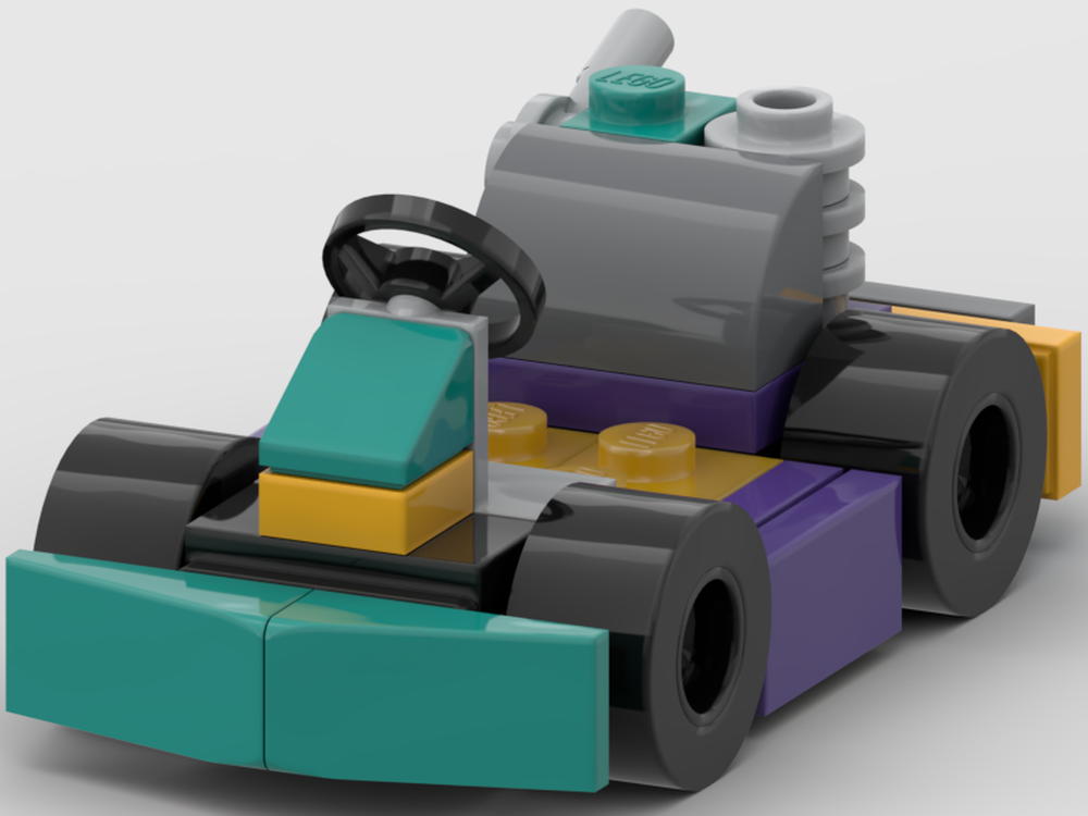 LEGO MOC 76935 Go-Kart by JDPMOCS | Rebrickable - Build with LEGO