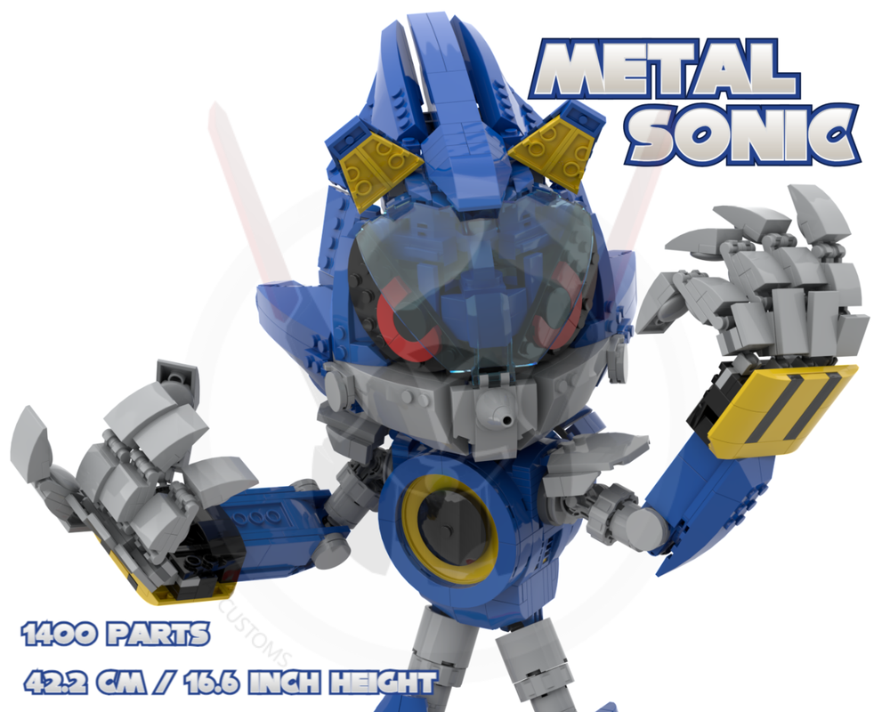 Lego Moc Metal Sonic By Waimaru Rebrickable Build With Lego