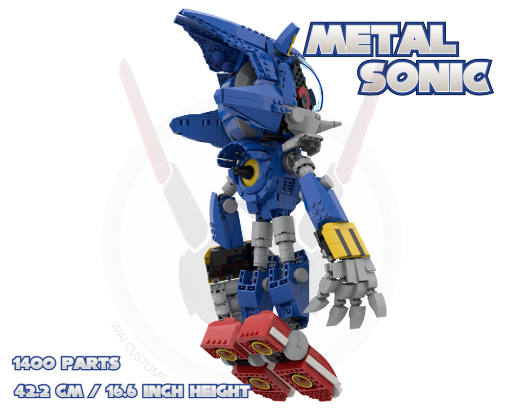 Lego Moc Metal Sonic By Waimaru Rebrickable Build With Lego