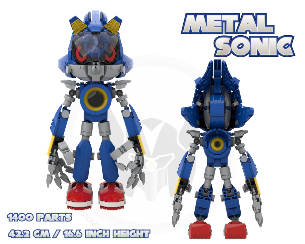 Lego Moc Metal Sonic By Waimaru Rebrickable Build With Lego