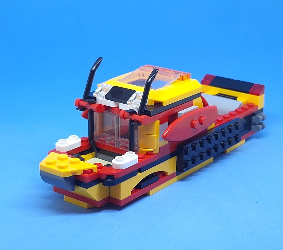 LEGO MOC 60453 Lifeguard Boat by PeterSzabo | Rebrickable - Build with LEGO