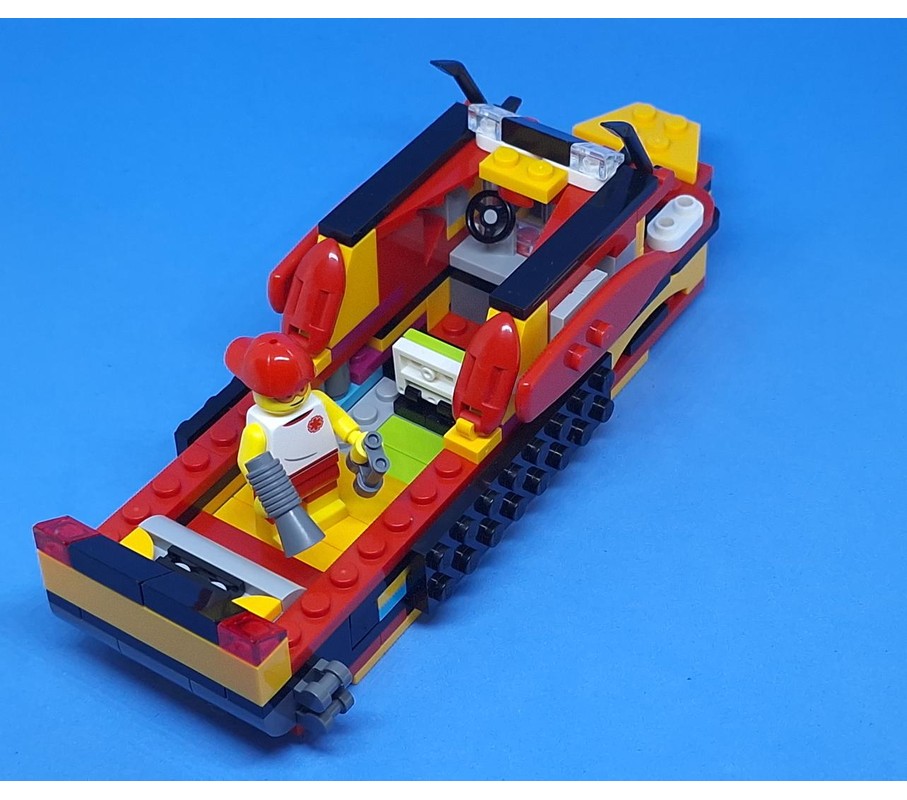 LEGO MOC 60453 Lifeguard Boat by PeterSzabo | Rebrickable - Build with LEGO