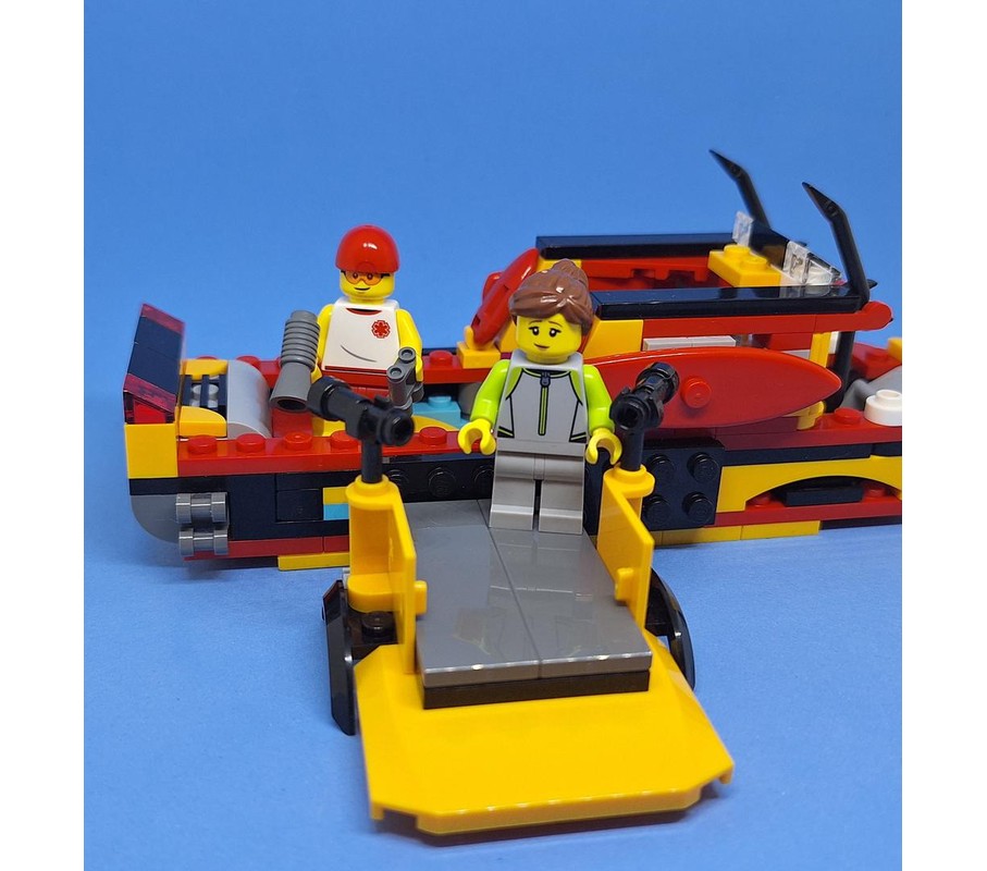 LEGO MOC 60453 Lifeguard Boat by PeterSzabo | Rebrickable - Build with LEGO