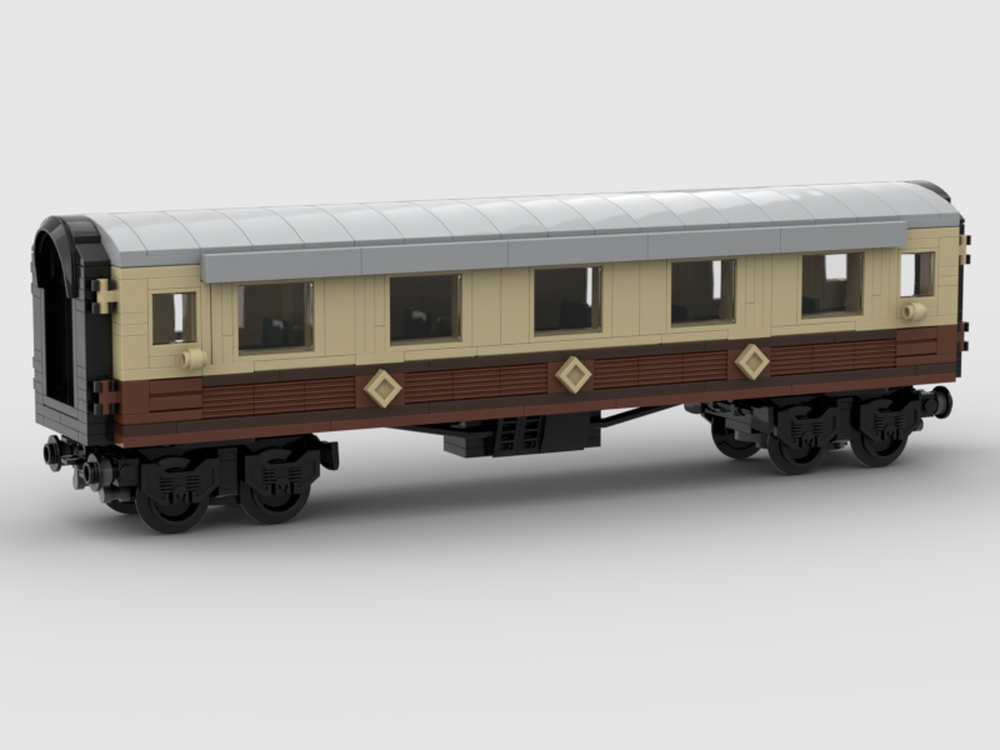 LEGO MOC Passenger Coach - 8 Wide by ChrisBricks02 | Rebrickable ...