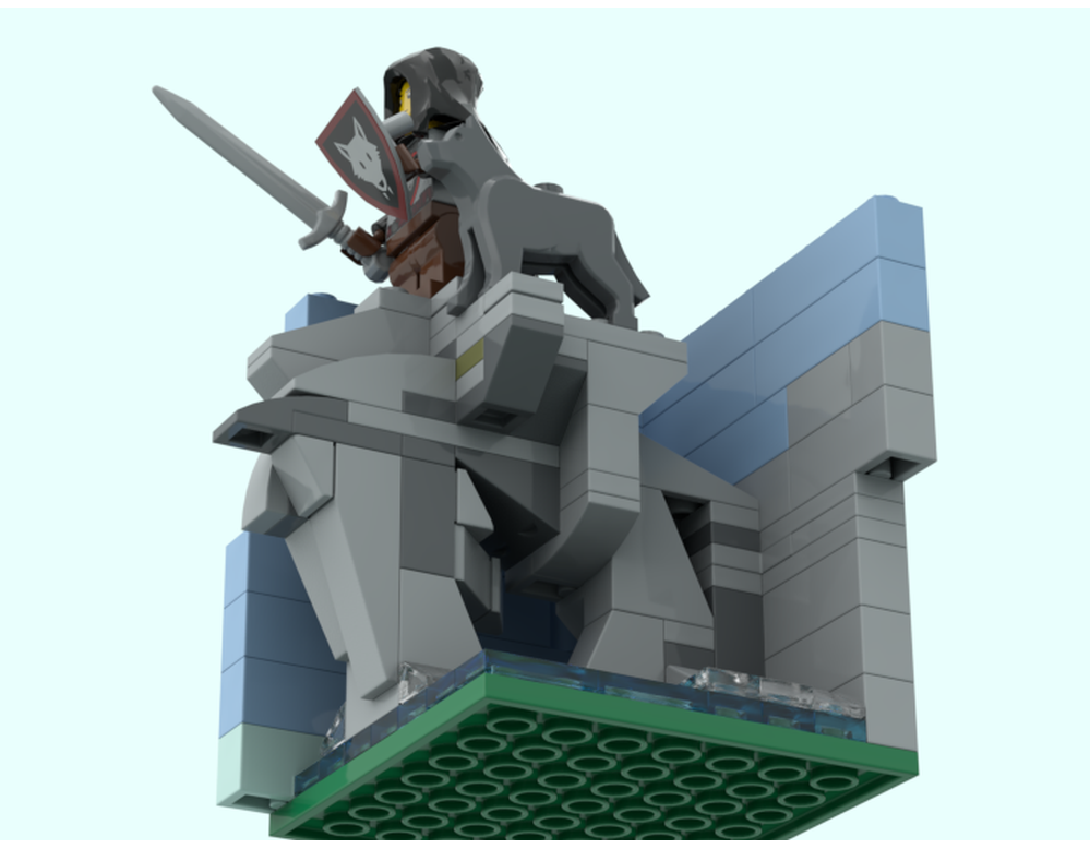 LEGO MOC Wolfpack Beastmaster Habitat by KIrene | Rebrickable - Build ...