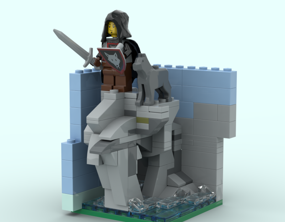 LEGO MOC Wolfpack Beastmaster Habitat by KIrene | Rebrickable - Build ...