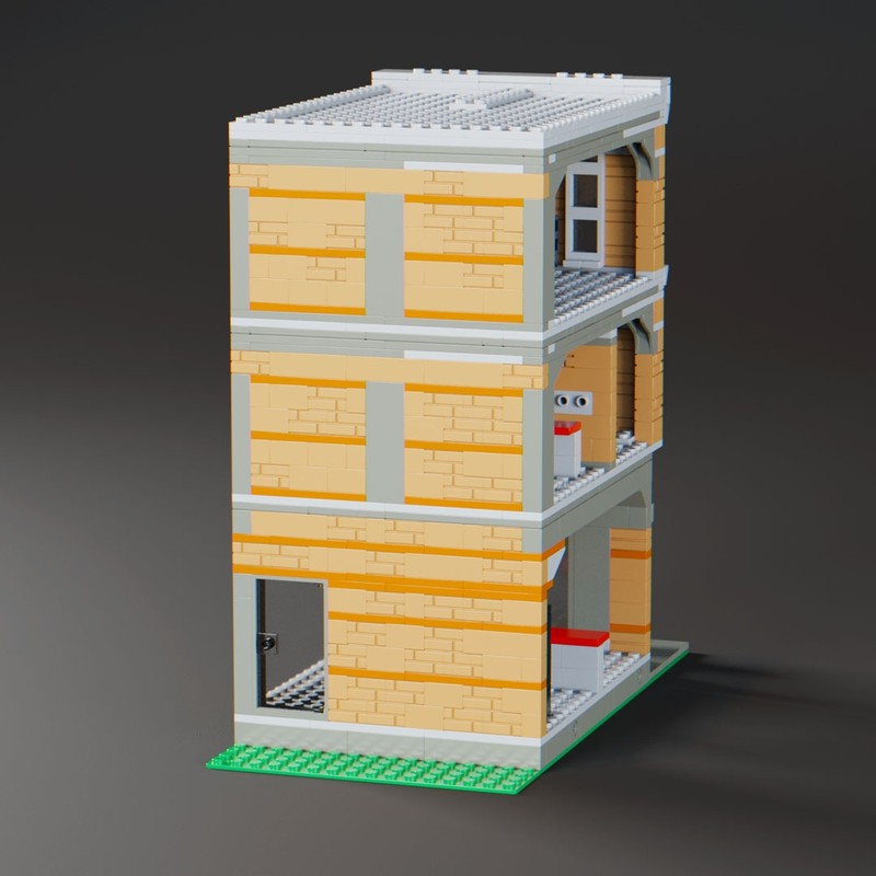 LEGO MOC Bank Modular Building by CubesCustoms | Rebrickable - Build ...