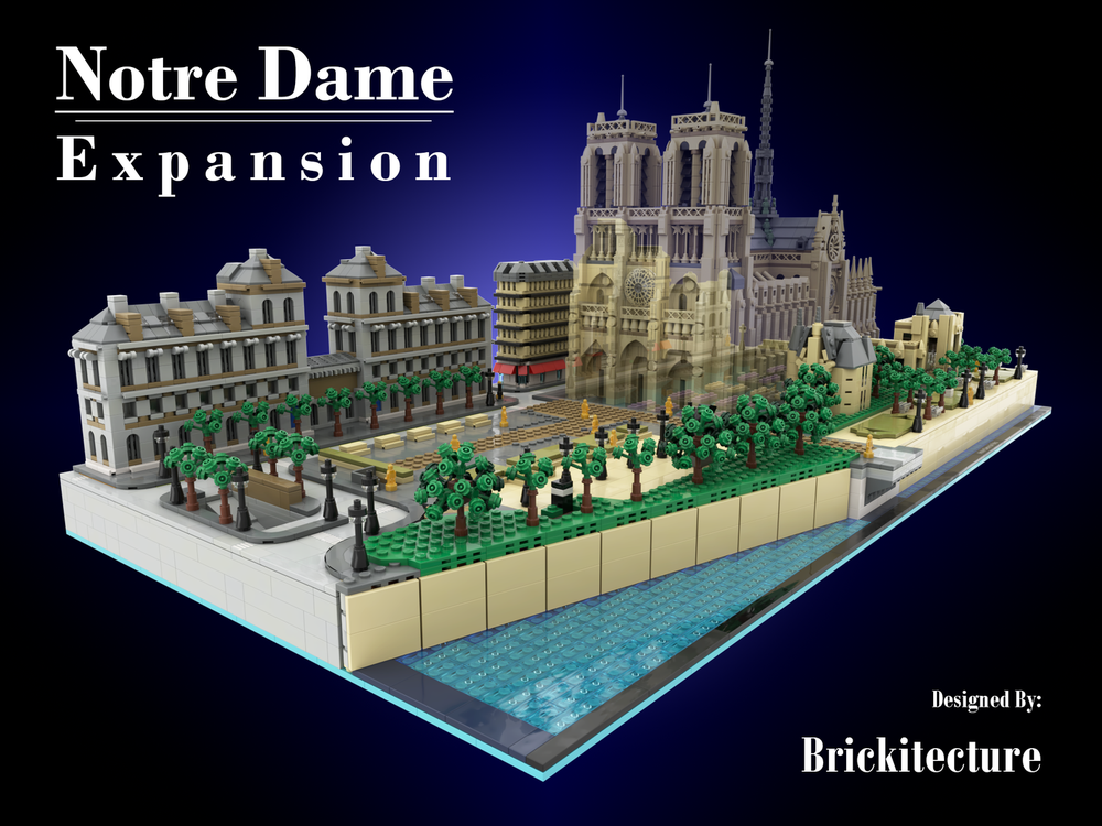 LEGO MOC Notre Dame Expansion (21061) by Brickitecture_Bricks ...