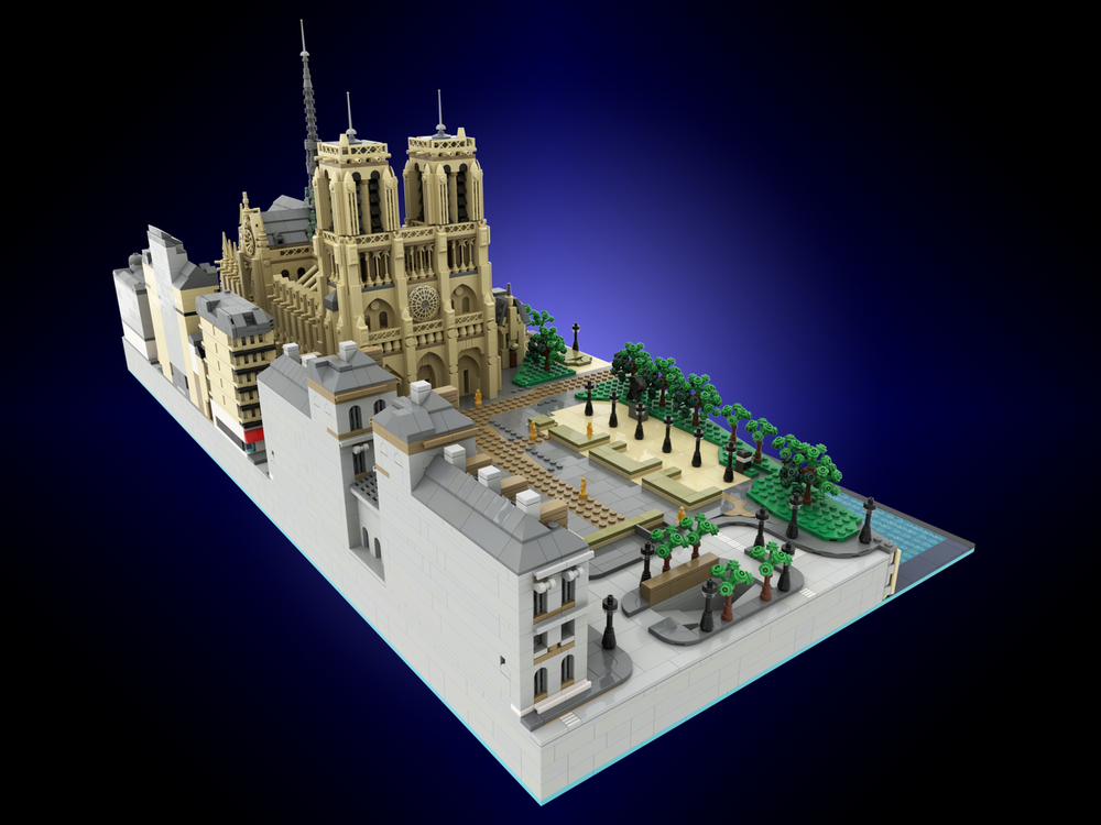 LEGO MOC-207413 Notre Dame Expansion (21061) by Brickitecture_Bricks ...