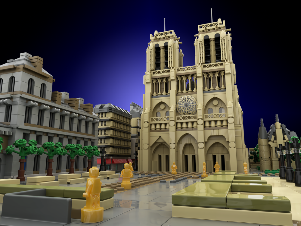 LEGO MOC-207413 Notre Dame Expansion (21061) by Brickitecture_Bricks ...