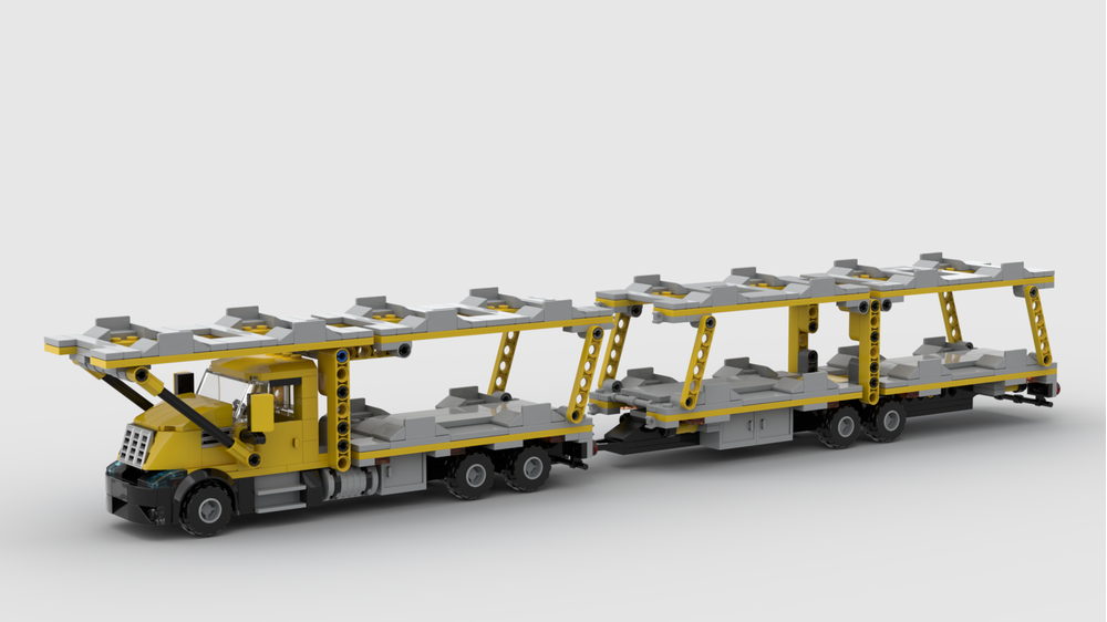 LEGO MOC Car transport truck by phigeon | Rebrickable - Build with LEGO