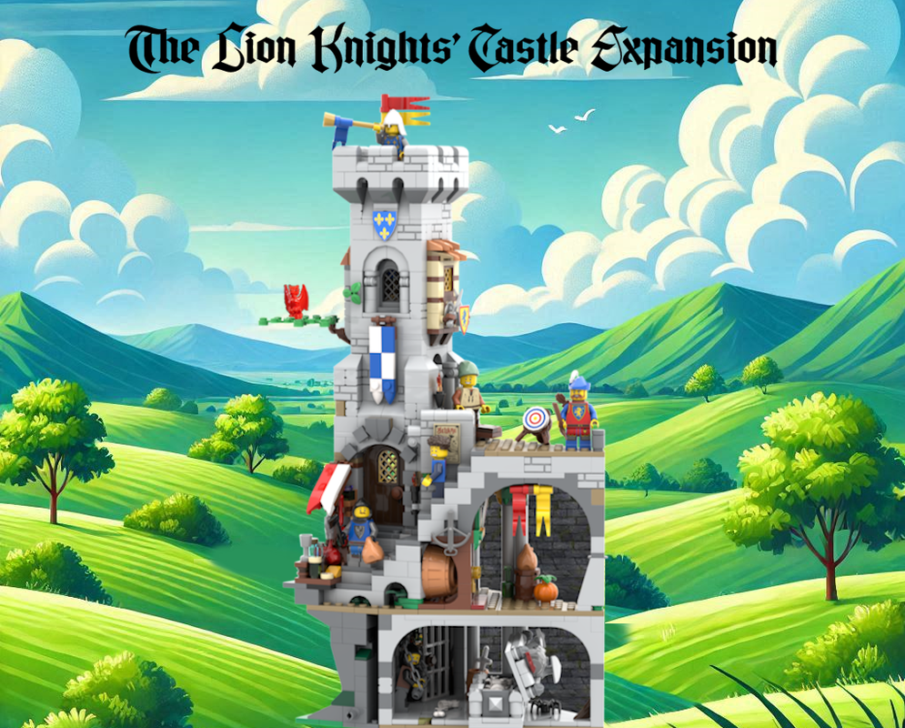 LEGO MOC The Lion Knights' Castle Expansion by BrickyFreddy ...