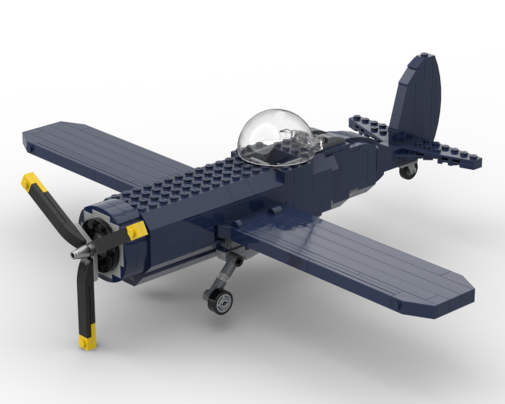 LEGO MOC F4U Corsair Fighter Plane by T.B | Rebrickable - Build with LEGO
