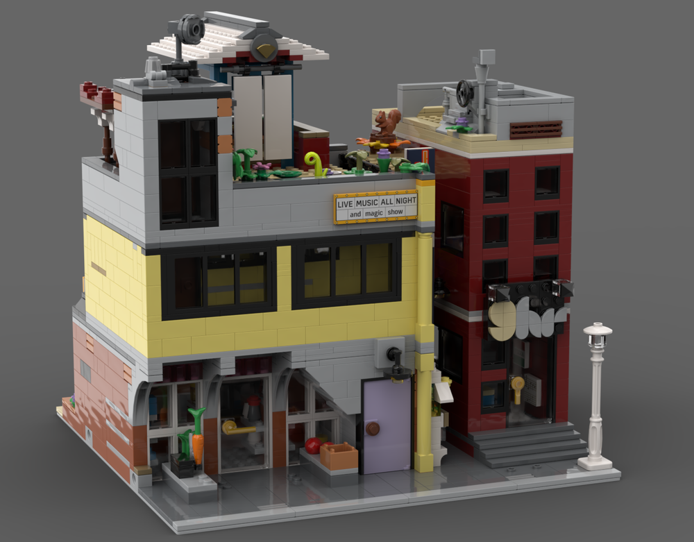 LEGO MOC 10312 - Japanese school and capsule hotel by micke_berglund ...