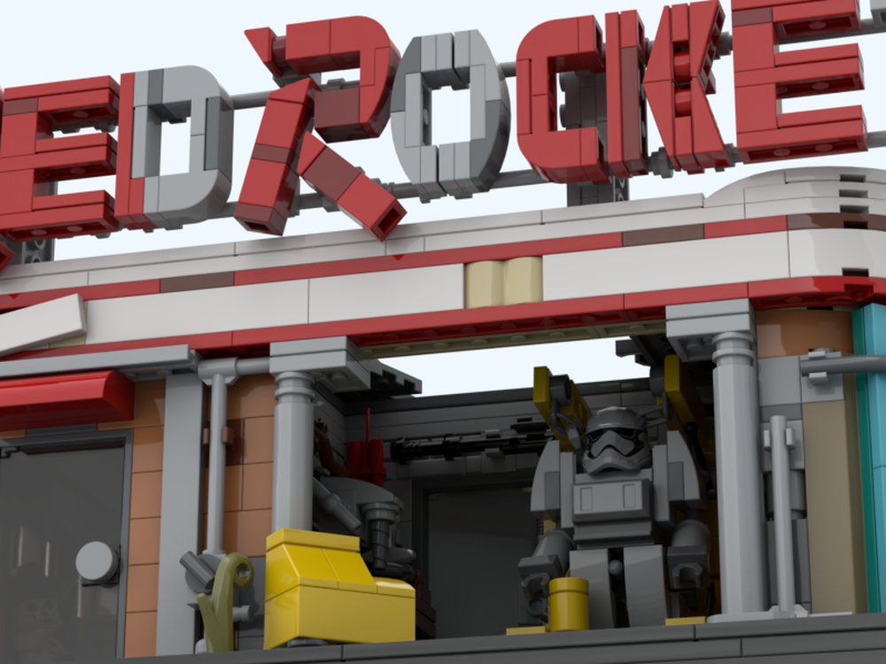 LEGO MOC Fallout Red Rocket Gas Station by AKIRA5000gold | Rebrickable ...