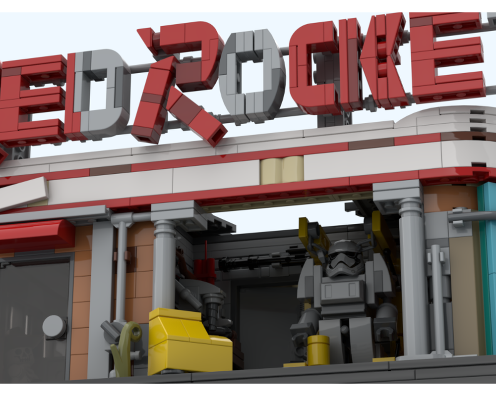 LEGO MOC Fallout Red Rocket Gas Station by AKIRA5000gold | Rebrickable ...