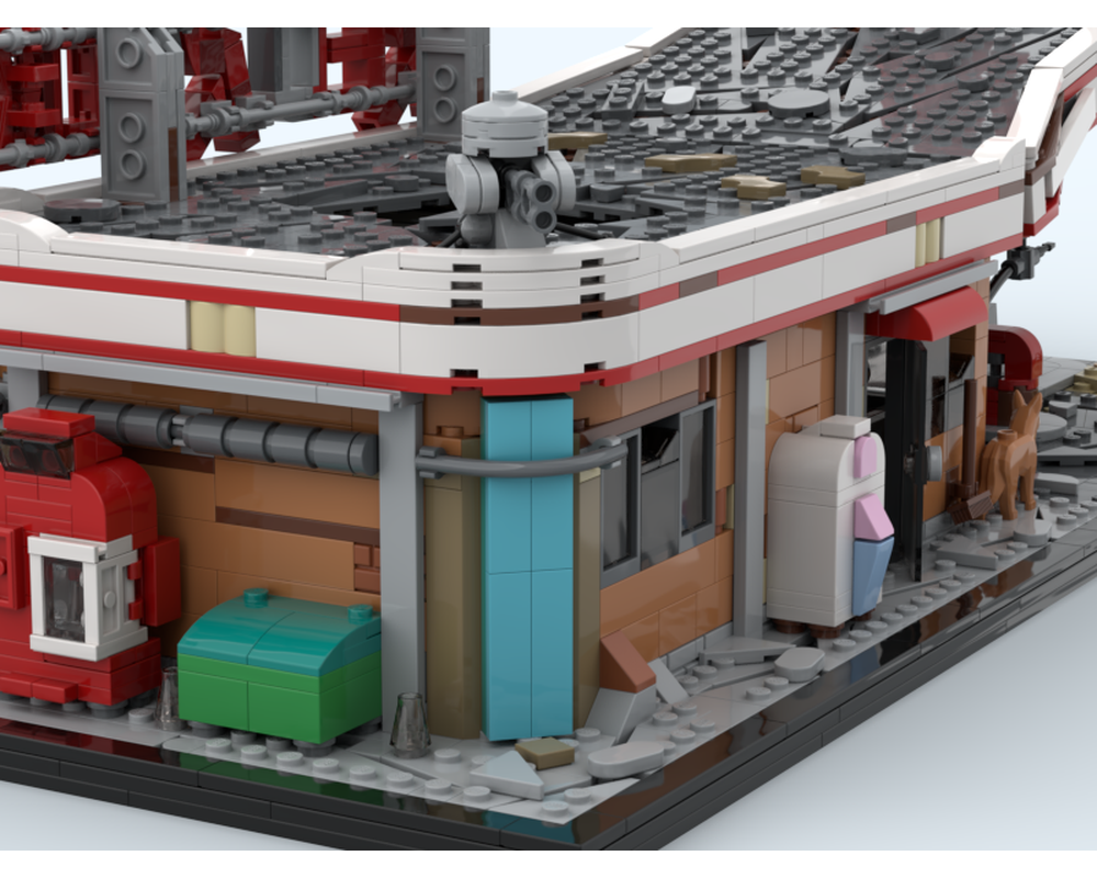 LEGO MOC Fallout Red Rocket Gas Station by AKIRA5000gold | Rebrickable ...