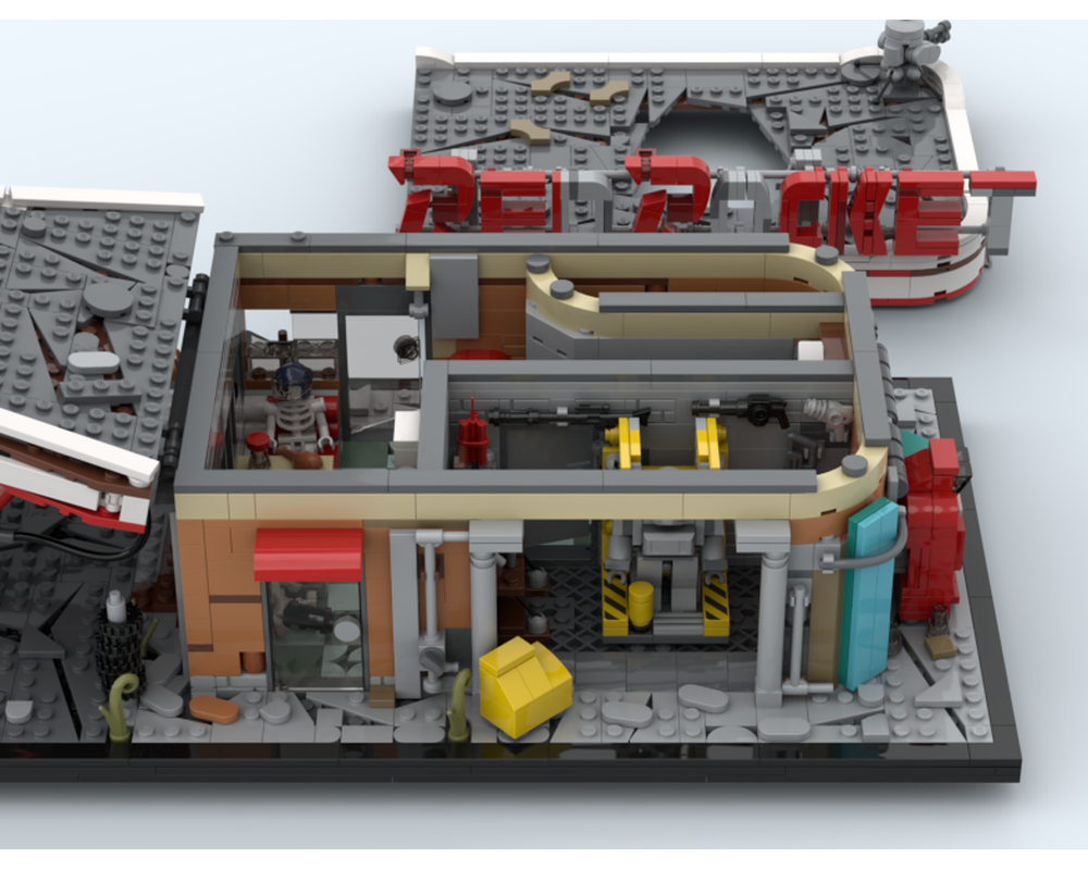 LEGO MOC Fallout Red Rocket Gas Station by AKIRA5000gold | Rebrickable ...
