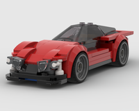 LEGO Set 60448-1 Red Sports Car (2025 City) | Rebrickable - Build with LEGO