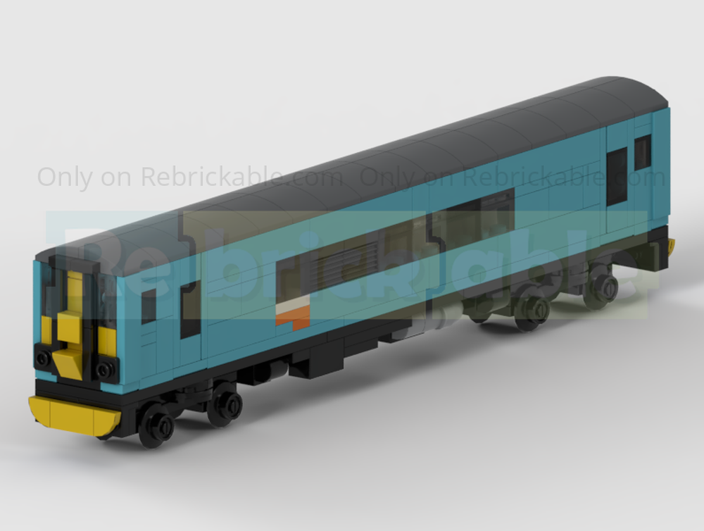 LEGO MOC 4-Wide Network Rail Class 153 Visual Inspection Unit Train by ...