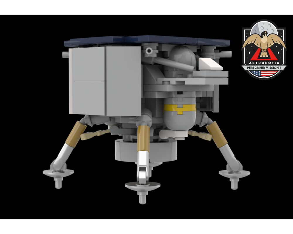 LEGO MOC Peregrine Lunar Lander with Iris CubeRover by OrchardBuilds ...