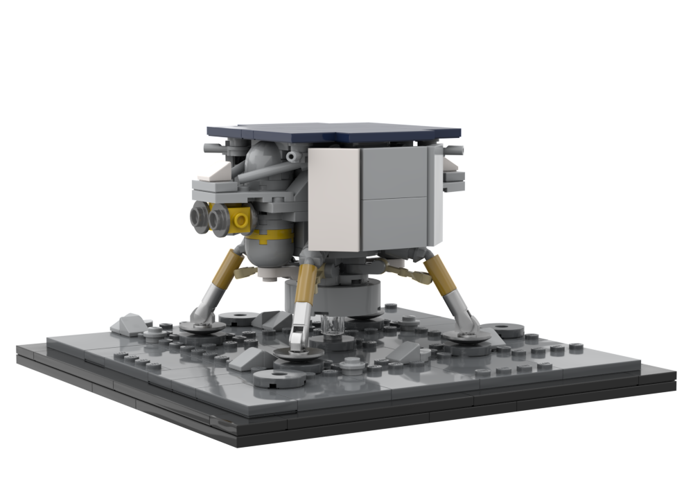 LEGO MOC Peregrine Lunar Lander with Iris CubeRover by OrchardBuilds ...
