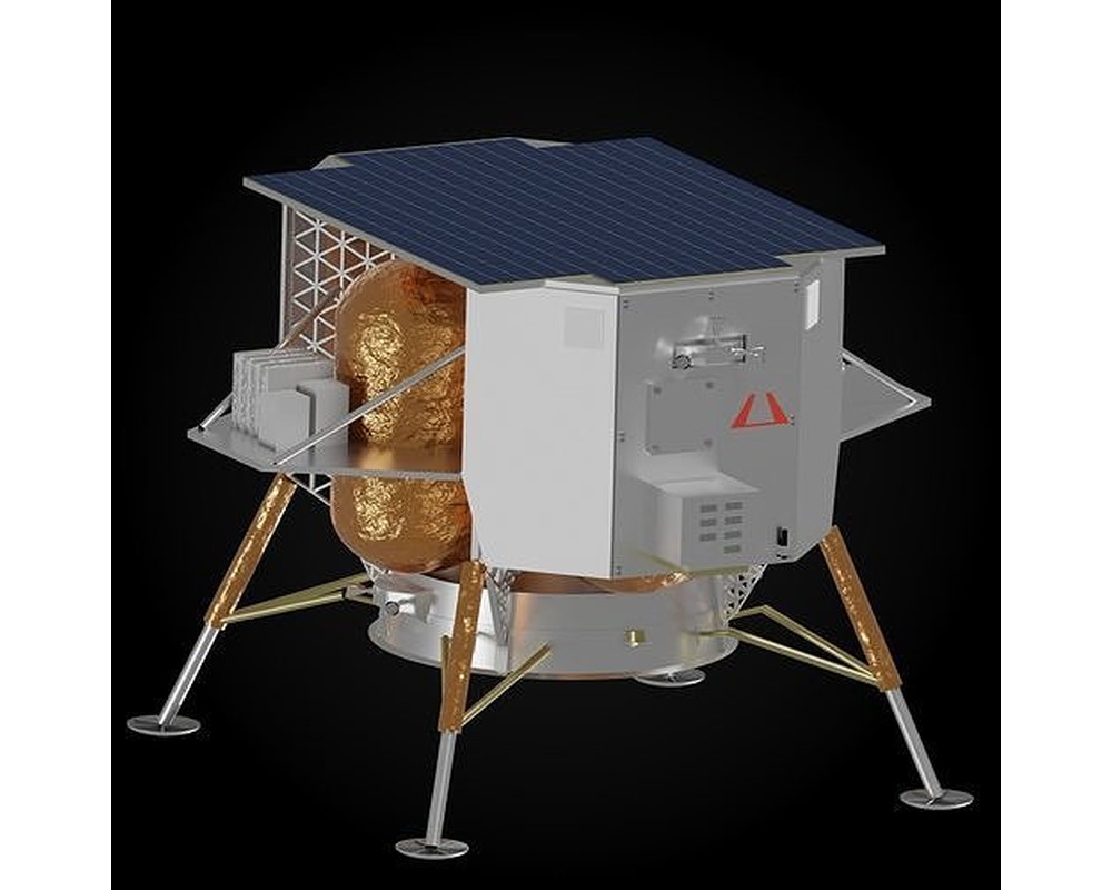 LEGO MOC Peregrine Lunar Lander with Iris CubeRover by OrchardBuilds ...