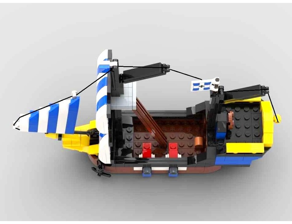 LEGO MOC Mini Caribbean Clipper by OCDP | Rebrickable - Build with LEGO
