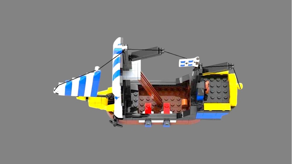 LEGO MOC Mini Caribbean Clipper by OCDP | Rebrickable - Build with LEGO