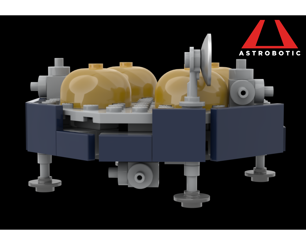 LEGO MOC OLD Griffin Lunar Lander with Cuberover and VIPER Memorial by ...