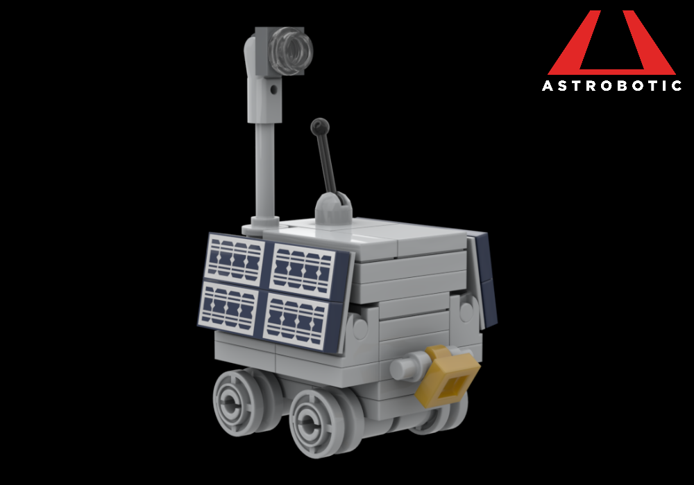 LEGO MOC OLD Griffin Lunar Lander with Cuberover and VIPER Memorial by ...