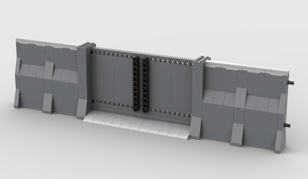 LEGO MOC Imperial Wall - Gate 2 by mmskywalker | Rebrickable - Build ...