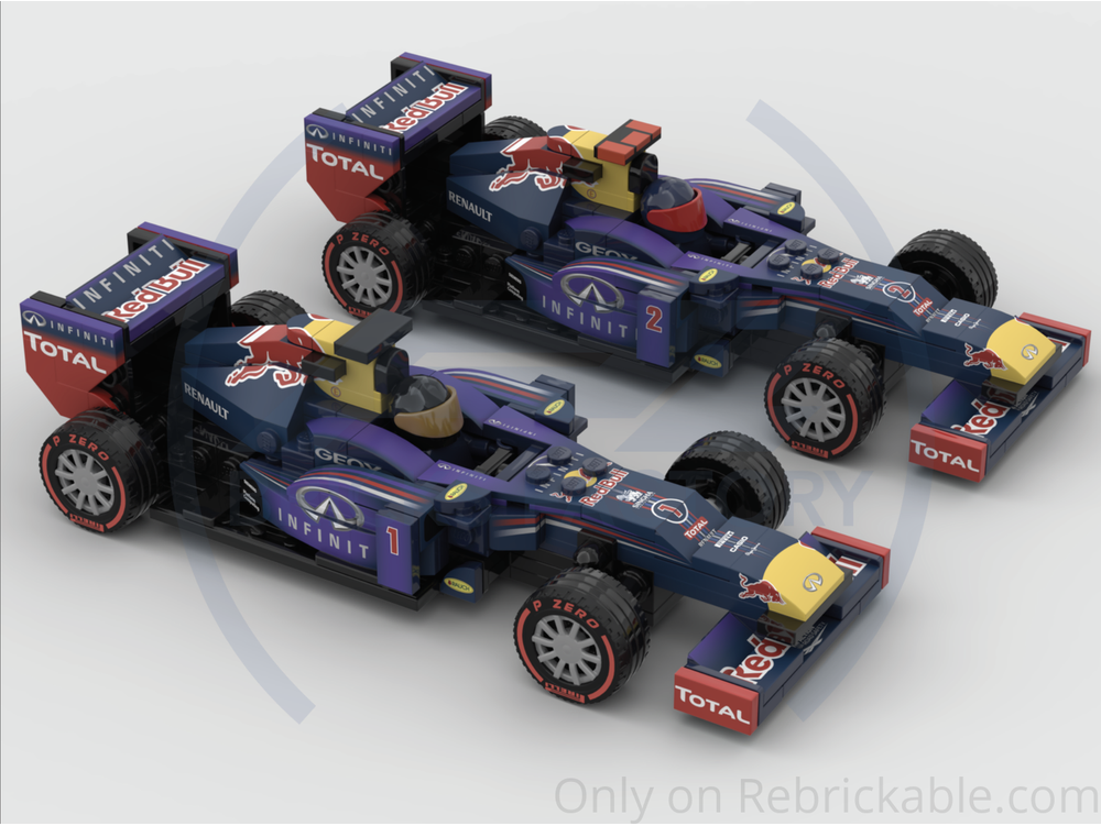 LEGO MOC F1 Red Bull RB9 by Pit Lane Bricks Factory | Rebrickable ...
