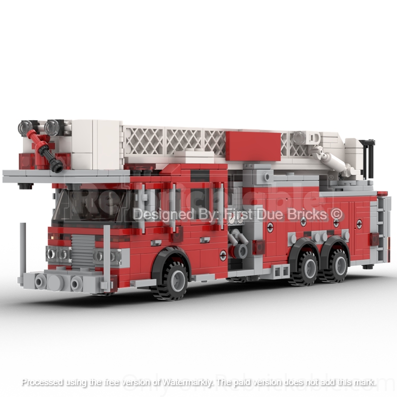 LEGO MOC American Tower Ladder by First Due Bricks | Rebrickable ...