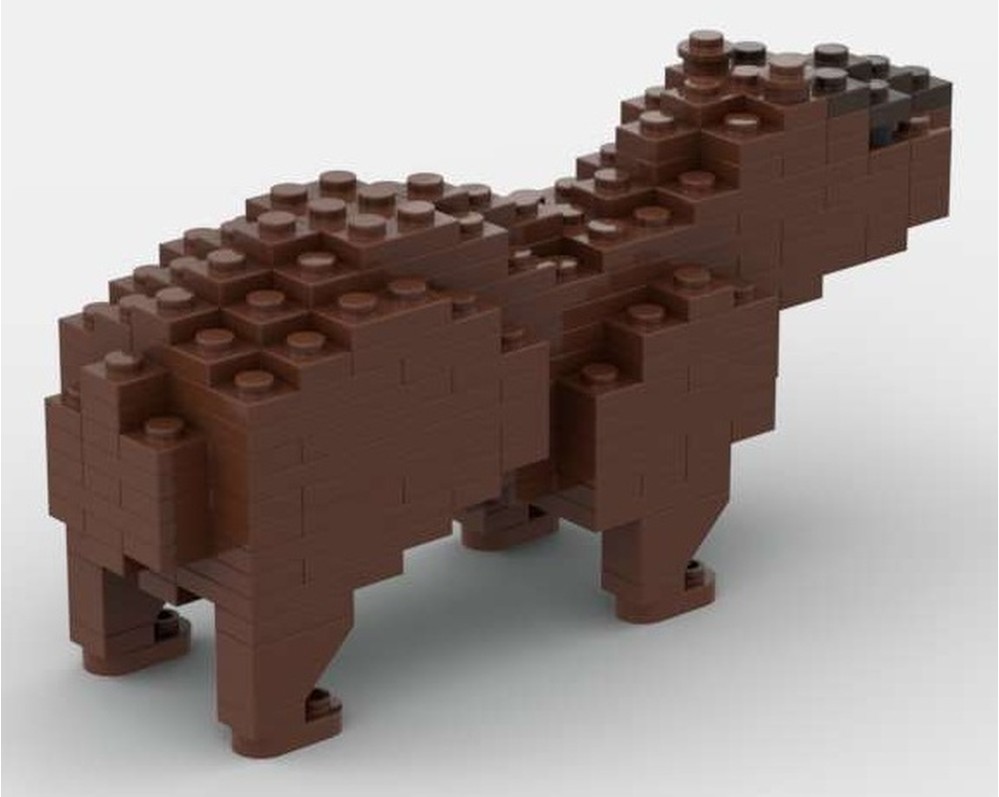 LEGO MOC Capybara by Wildbrickcreations | Rebrickable - Build with LEGO